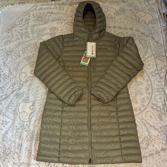 Marmot | Jackets & Coats | Nwt Marmot Echo Featherless Long Puffer ...